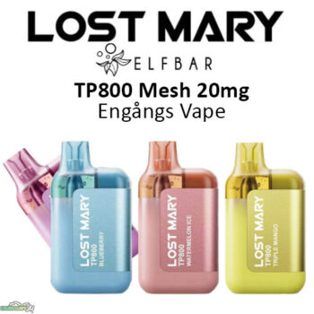 Lost Mary TP800 Mesh - Triple Mango 20mg 800 Puffar - engångsvape24.se